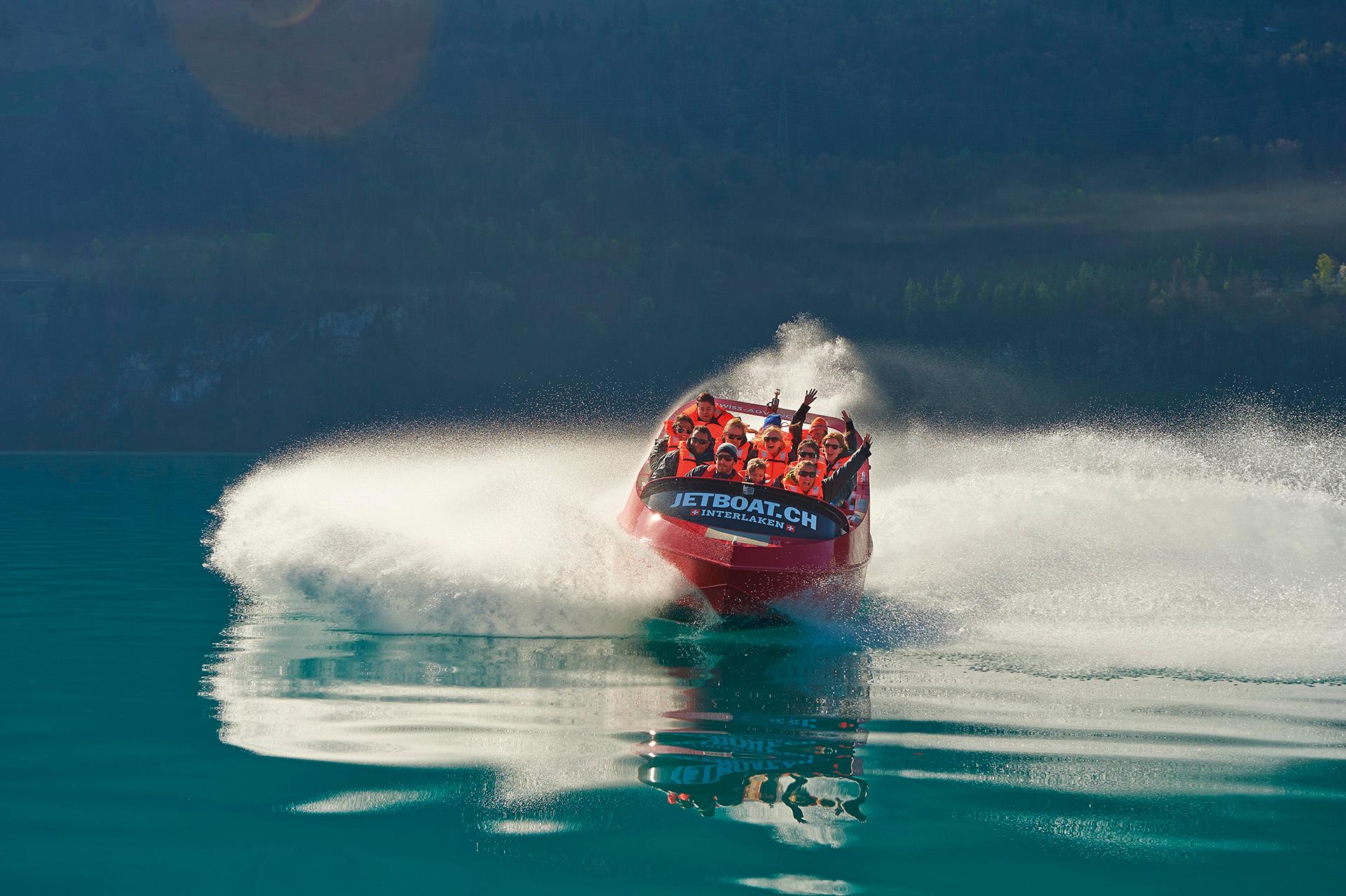 Scenic Jet Boat Ride on Lake Brienz | Outdoor Interlaken AG