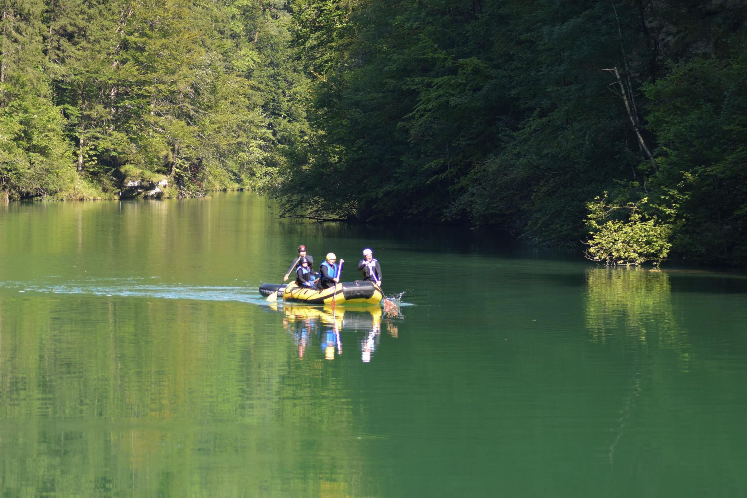 Rafting on the Salza River in Palfau for Groups | Deep Roots Adventures ...
