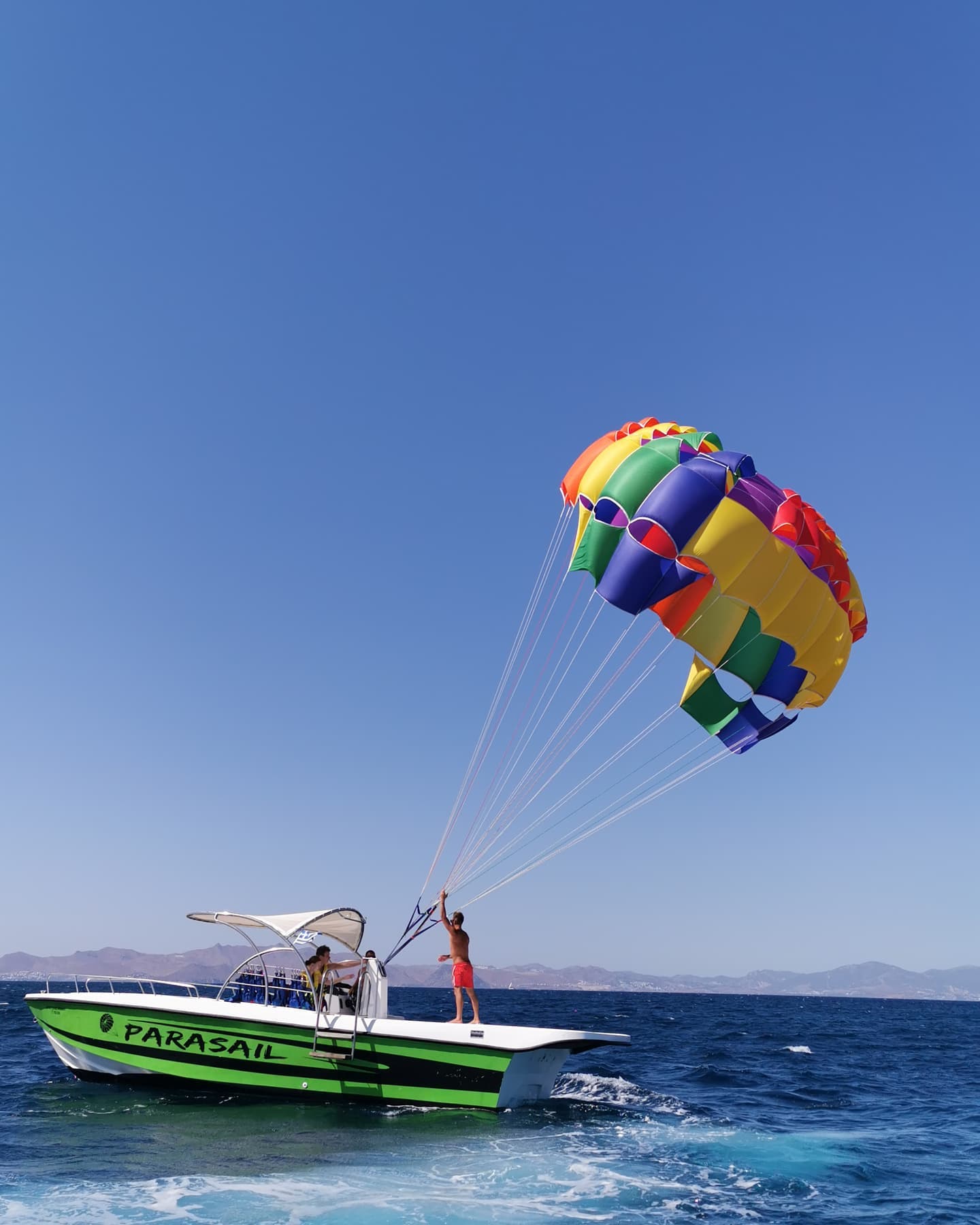Parasailing in Psalidi Beach in Kos | Flyboard Kos Watersports