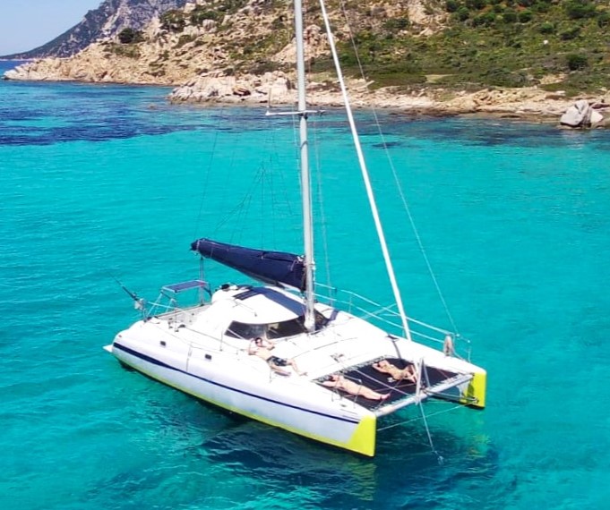 Catamaran Trip to Tavolara and Molara or Cala Moresca with Apéritif and ...